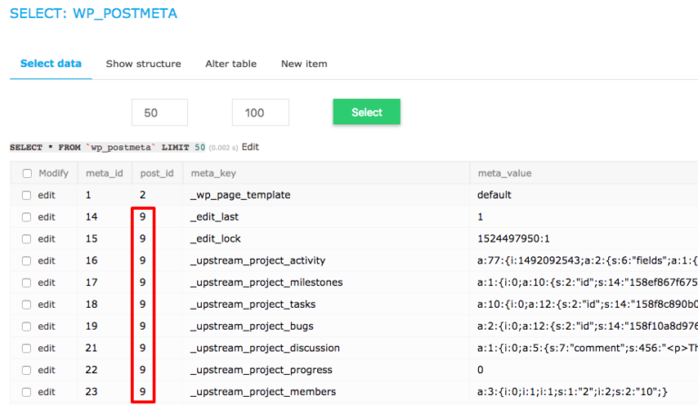 Understanding The Upstream Database Structure Upstream Documentation