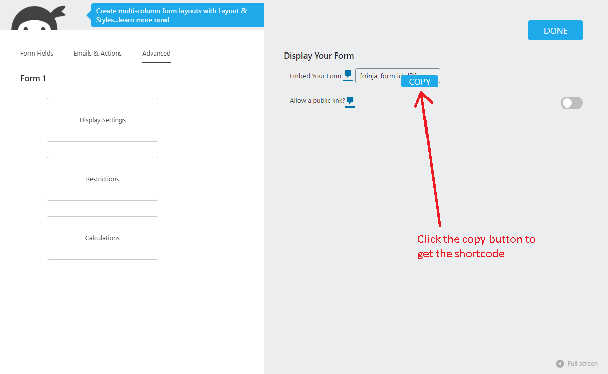 How To Use UpStream With Ninja Forms - UpStream Documentation