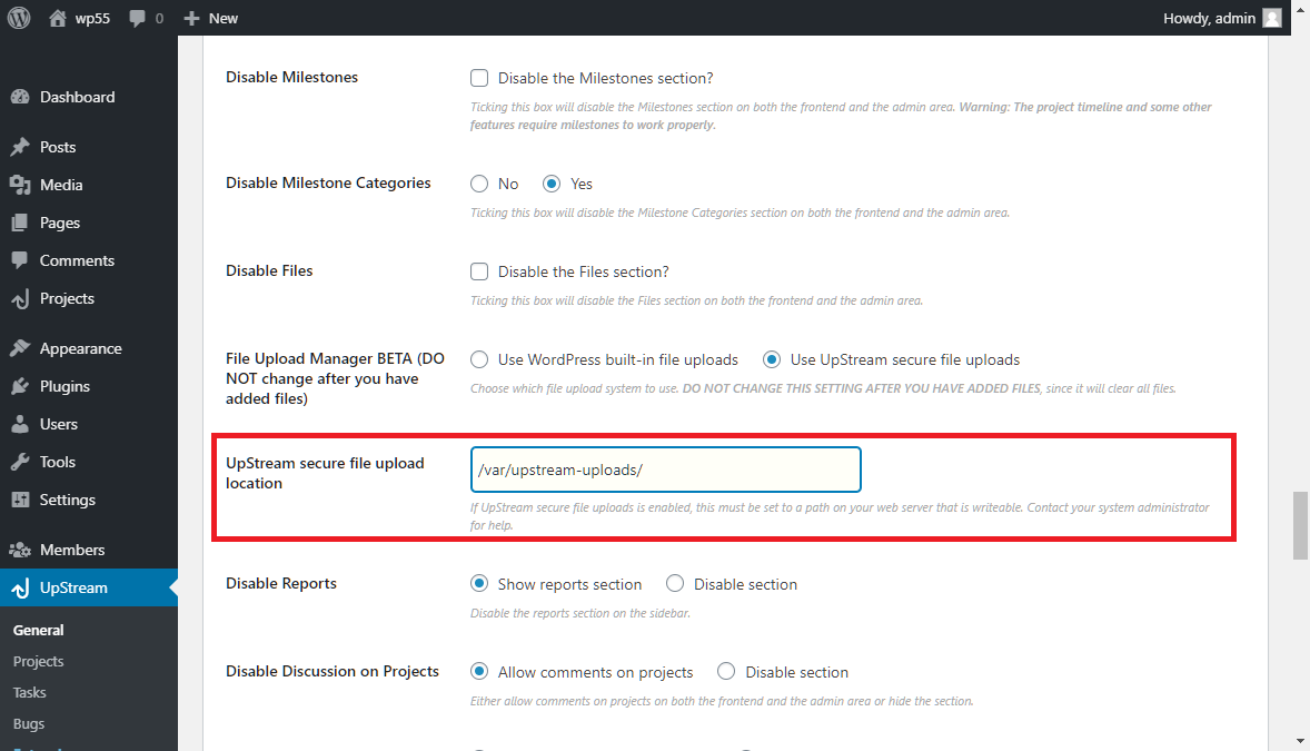 Using UpStream Secure File Uploads – UpStream